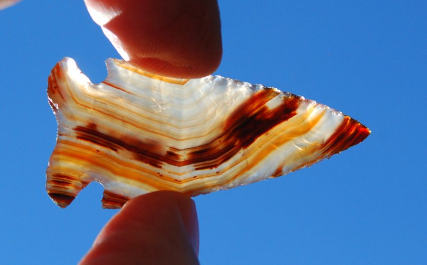 Brazilian Agate Arrowhead